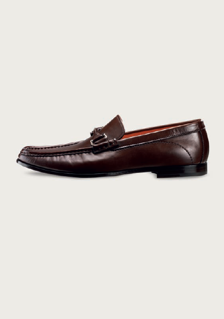 Santoni Shoes Nevin Side Buckle Loafers | MensDesignerShoe.com