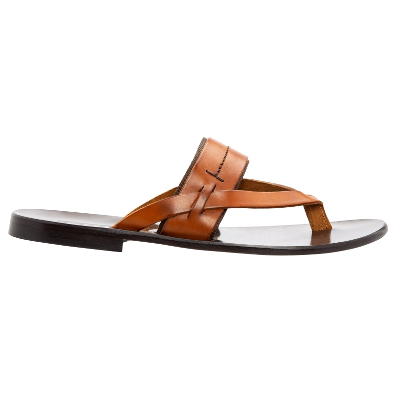 Stemar Rimini Sandals Tan | MensDesignerShoe.com