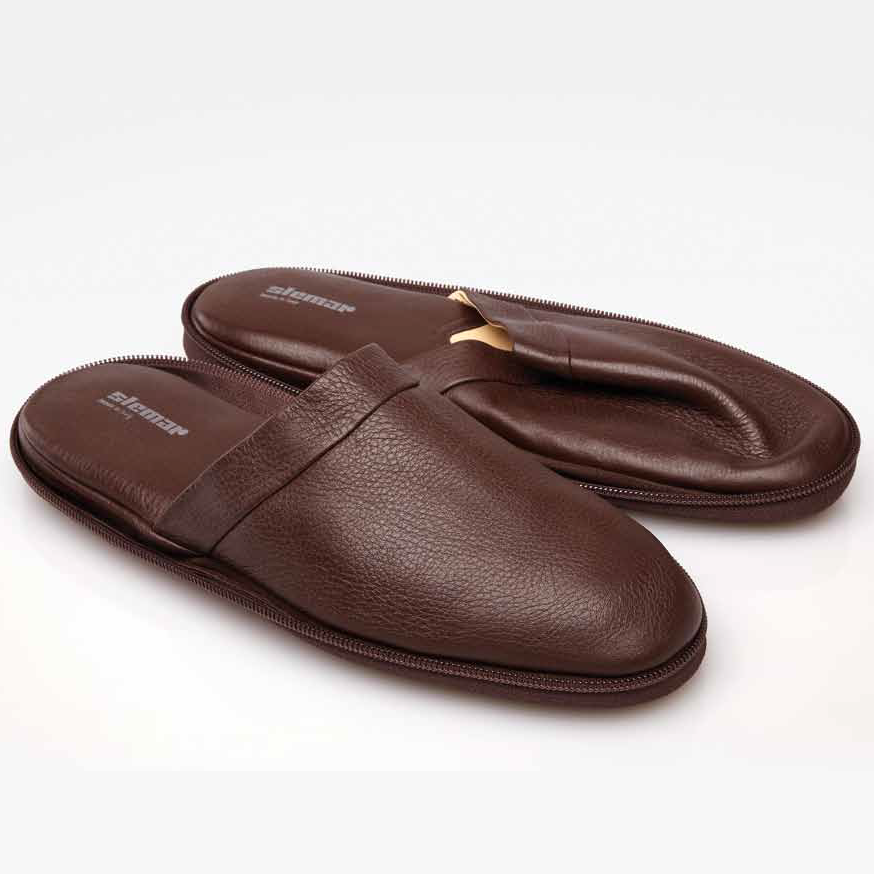 Stemar Heatrow Calfskin Slippers | MensDesignerShoe.com