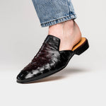 Mezlan Ostrich Mule Dark Burgundy (EXCLUSIVE) (SX4919-S ...