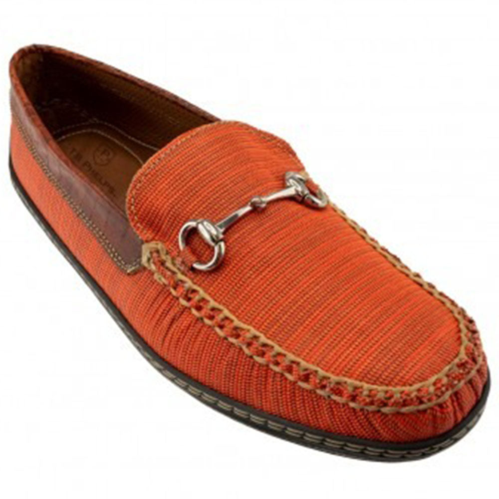 TB Phelps Traditions Mesh Bit Drivers Orange | MensDesignerShoe.com