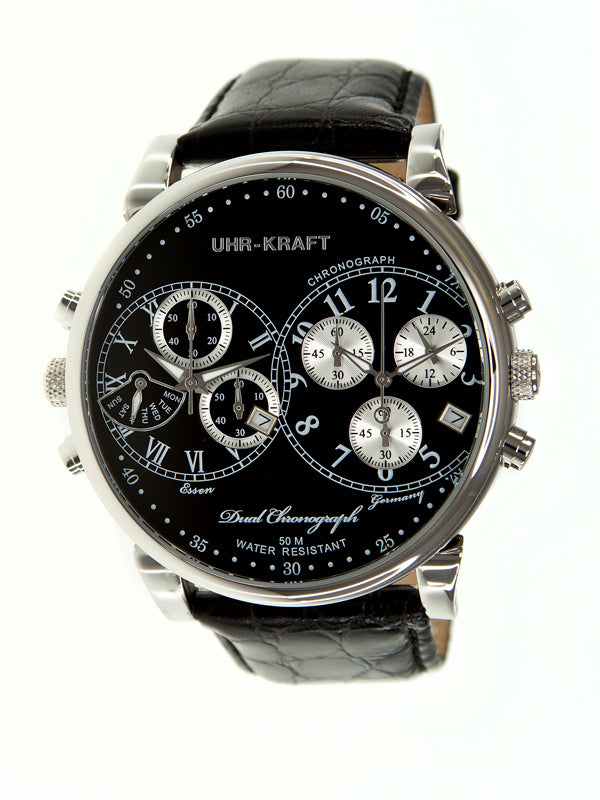 Uhr-kraft 27000/2 Dualtimer Mens Watch - Mens Designer Watches ...